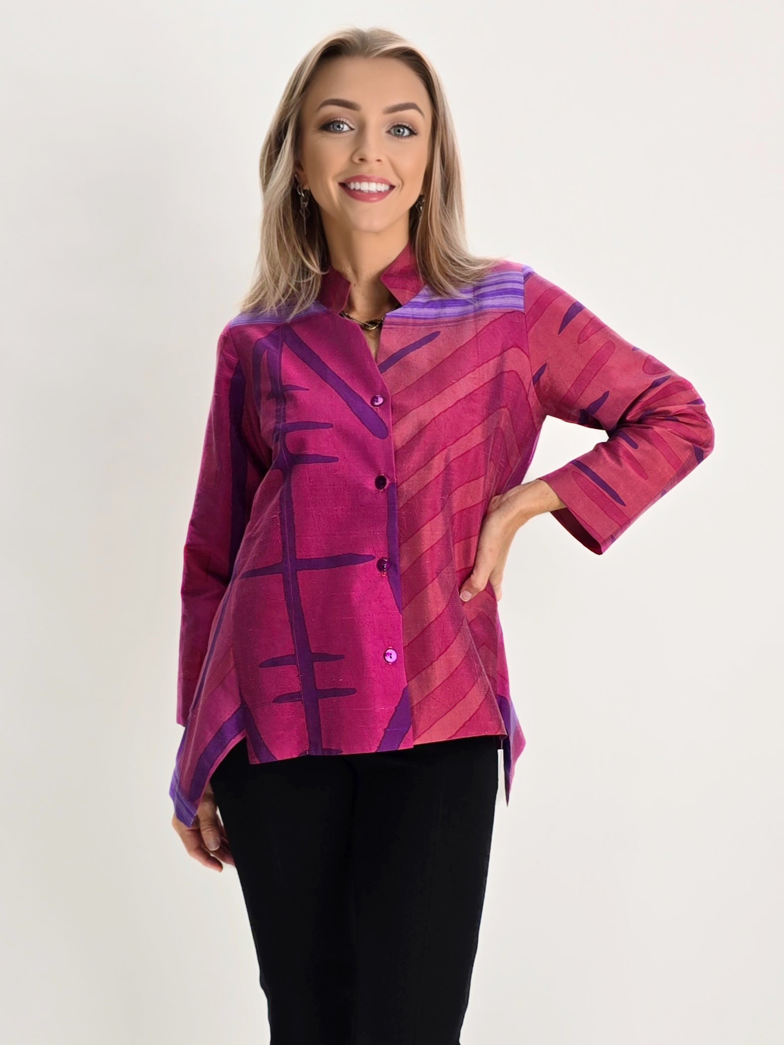 Kay Chapman- Santa Fe Shirt – Wearable Art Shop