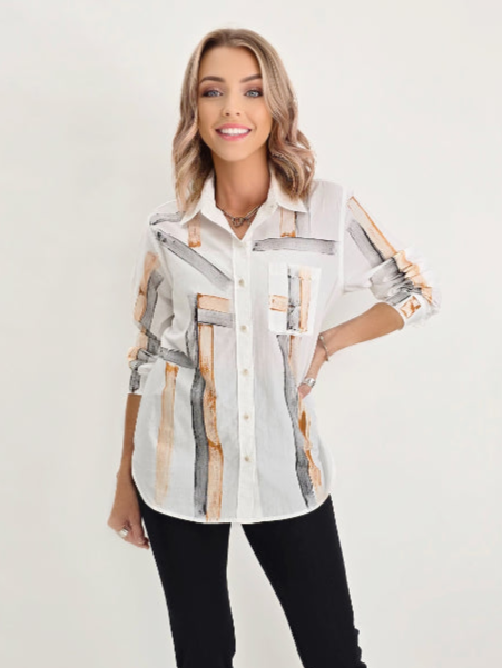 Alvarez Designs- Fellow The Lines Shirt – Wearable Art Shop