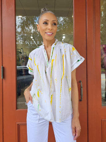 Alvarez Designs- Jardin Top – Wearable Art Shop